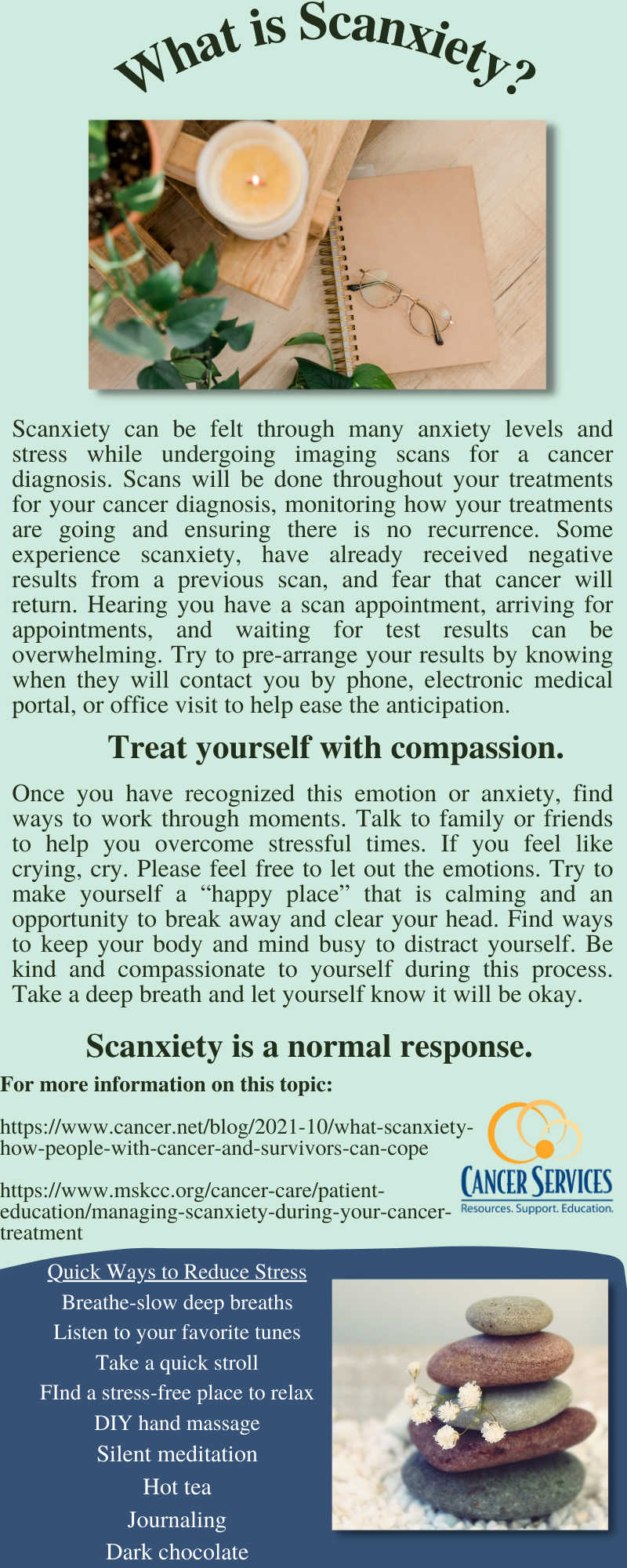 Scanxiety – Cancer Services